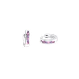 Prinzessin Lillifee Creolen Silber 925, rhodiniert in Bicolor | Gr.: onesize