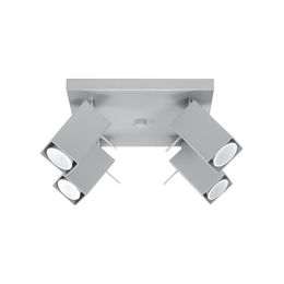 Nice Lamps Deckenleuchte TOSCANA 4 in Grau H 16 | Gr.: onesize