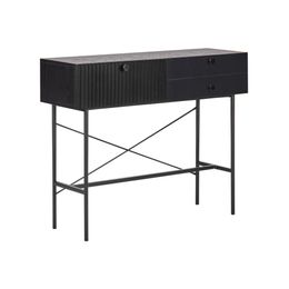 Beliani Konsolentisch COVENTRY in Schwarz - (W) 100 x (H) 79 x (L) 32 cm | Gr.: onesize