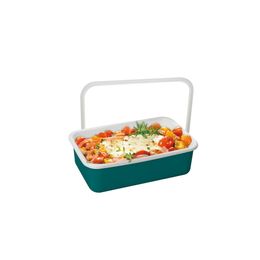 Honey Ware Color Line, Emaille-Dose, Petrol M Flach, 0,74L | Gr.: onesize