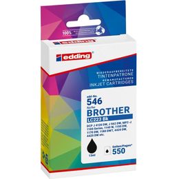 Edding Druckerpatrone ersetzt Brother LC223BK schwarz | Gr.: onesize