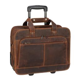 Green Burry Greenburry Pilotenkoffer Vintage in Sattelbraun | Gr.: onesize