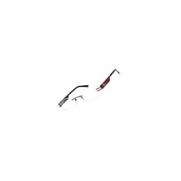 Fossil Brillengestell aus Metall in Rot/Schwarz | Gr.: onesize