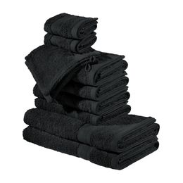 REDBEST Frottier Frottier-Set 10-tlg. Chicago in schwarz | Gr.: onesize