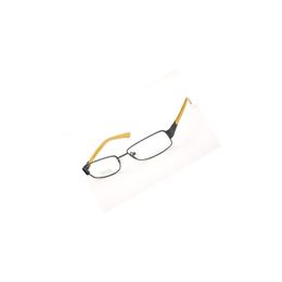 Fossil Brillengestell aus Metall/Leder in Schwarz/Gelb | Gr.: onesize