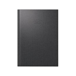 Brunnen Buchkalender 765 14,3x20,2cm 1 Tag/Seite Metallico vulkanschwarz 2026 | Gr.: onesize