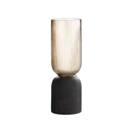 Gilde Vase "Maron" in Braun - (H) 31,5cm | Gr.: onesize