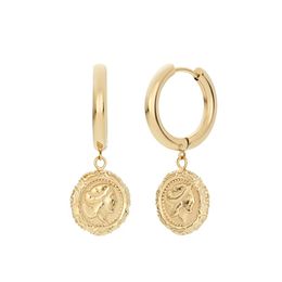 NOELANI Creolen Edelstahl, IP Gold in Gold | Gr.: onesize
