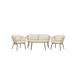 ebuy24 Loungeset Ortigia Natur 50 x 95 cm | Gr.: onesize