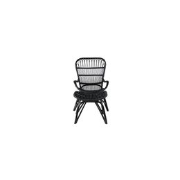 ebuy24 Loungesessel Ella Schwarz 65 x 76 cm | Gr.: onesize