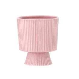 Bloomingville Blumentopf AYLEEN Rosa mit Fuß 12x12 cm | Gr.: onesize
