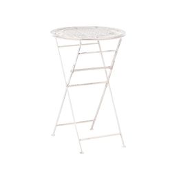 Beliani Runder Tisch TRIESTE in Beige - (W) 60 x (H) 90 x (L) 60 cm | Gr.: onesize