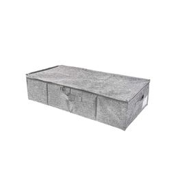 Intirilife Unterbettkommode Kleideraufbewahrung Organizer in Grau | Gr.: onesize