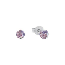 Prinzessin Lillifee Ohrstecker Silber 925, rhodiniert in Lila | Gr.: onesize