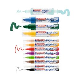Edding Acryl-Kreativset basic Packung mit 12 Stifte | Gr.: onesize