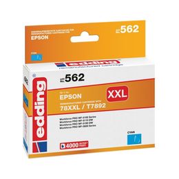 Edding Druckerpatrone kompatibel mit Epson T78XXL (T7892) cyan | Gr.: onesize