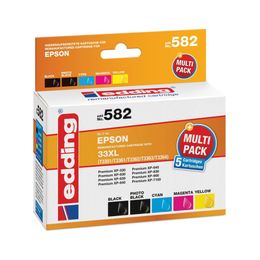 Edding Druckerpatrone kompatibel mit Epson T33XL Multipack | Gr.: onesize