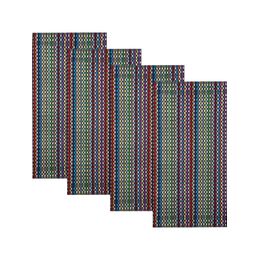 Kracht Frottier, Baumwolle Grubentuch 4er-Pack in bunt | Gr.: onesize