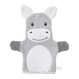Erwin Müller Erwin Müller Frottier Kinder-Waschhandschuh 2-in-1 in hellgrau | Gr.: onesize