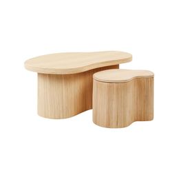Beliani 2er-Set Couchtisch SALANTI in | Gr.: onesize