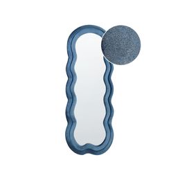 Beliani Wandspiegel LACS in Blau - (W) 57 x (H) 160 x (L) 3 cm | Gr.: onesize