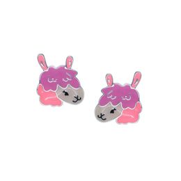 schmuck23 Ohrringe 925 Silber Lama in Pink | Gr.: onesize