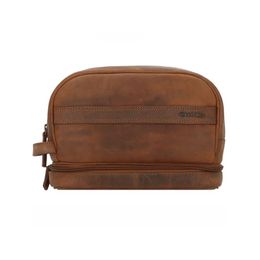 GreenLand Nature Montenegro Kulturbeutel Leder 24 cm in natur | Gr.: onesize
