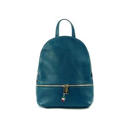 Florence Cityrucksack Leder türkis ca. 32cm | Gr.: onesize