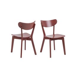 ebuy24 Esszimmerstuhl Roxby Rot 2er Set | Gr.: onesize