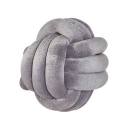 Beliani Dekokissen MALNI in Grau - (W) 30 x (H) 30 x (L) 30 cm | Gr.: onesize