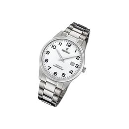 Analog-Armbanduhr Festina Klassik silber mittel (ca. 39mm) | Gr.: onesize