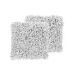 Beliani 2er-Set Dekokissen CIDE in Grau | Gr.: onesize