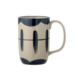 Bloomingville Becher ALLIUM Blau Muster 450 ml | Gr.: onesize