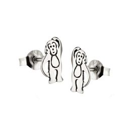 schmuck23 Ohrringe 925 Silber Affe in Silber | Gr.: onesize