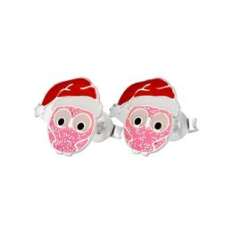 schmuck23 Ohrringe 925 Silber Eule in Pink | Gr.: onesize
