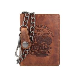Green Burry Greenburry Vintage Cafe-Racer Geldbörse RFID Leder 9,5 cm in braun | Gr.: onesize