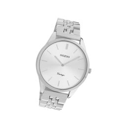 Analog-Armbanduhr Oozoo Timepieces silber mittel (ca. 38mm) | Gr.: onesize