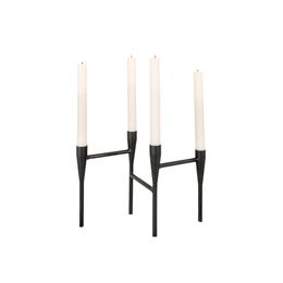 ebuy24 Kerzenhalter Vizela Schwarz 15 x 28 cm | Gr.: onesize