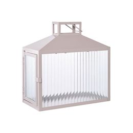ebuy24 Laterne Lucca Beige 13 x 27 cm | Gr.: onesize