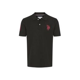 U.S. Polo Assn. Polo 'UMALFREDO' Herren Gr&ouml;&szlig;e M rot / schwarz