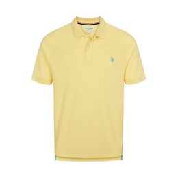 U.S. Polo Assn. Polo 'UMALFRED' Herren Gr&ouml;&szlig;e M aqua / gelb