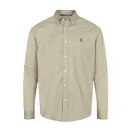U.S. Polo Assn. Hemd 'UMCalvert' Herren Gr&ouml;&szlig;e M beige