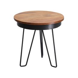 FineBuy Beistelltisch "FB51380" in Braun / | Gr.: onesize
