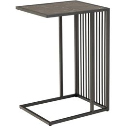 ebuy24 Couchtisch Strington Schwarz 35 x 43 cm | Gr.: onesize