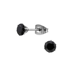 BUNGSA Ohrstecker in Schwarz | Gr.: onesize