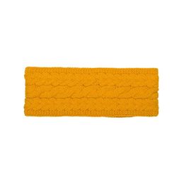 styleBREAKER Strick Stirnband in Curry | Gr.: onesize