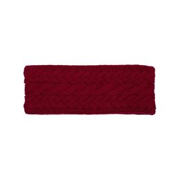 styleBREAKER Strick Stirnband in Bordeaux-Rot | Gr.: onesize