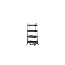 ebuy24 Rollwagen Manaus Schwarz 46 x 34 cm | Gr.: onesize