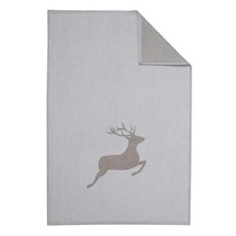 Framsohn 6er Set: Geschirrtuch Hirsch in Beige - (L) 75 x (B) 50 cm | Gr.: onesize