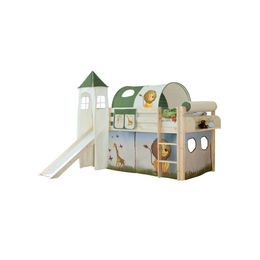 Ticaa Rutschbett mit Turm Kasper in Safari | Gr.: onesize